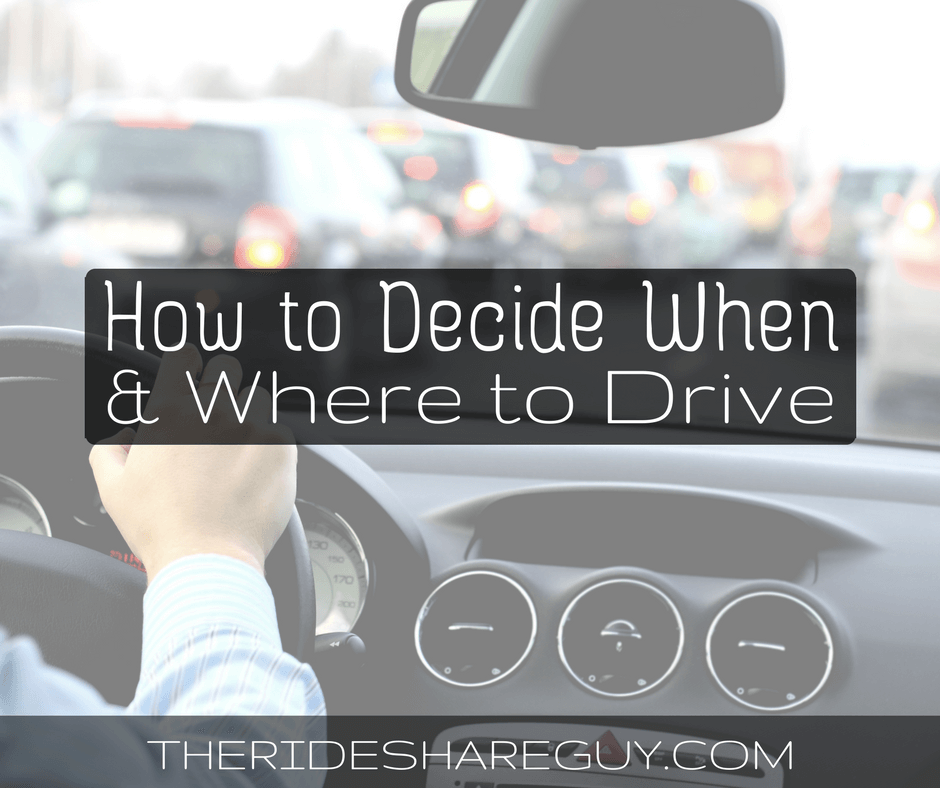 How to Decide When and Where to Drive